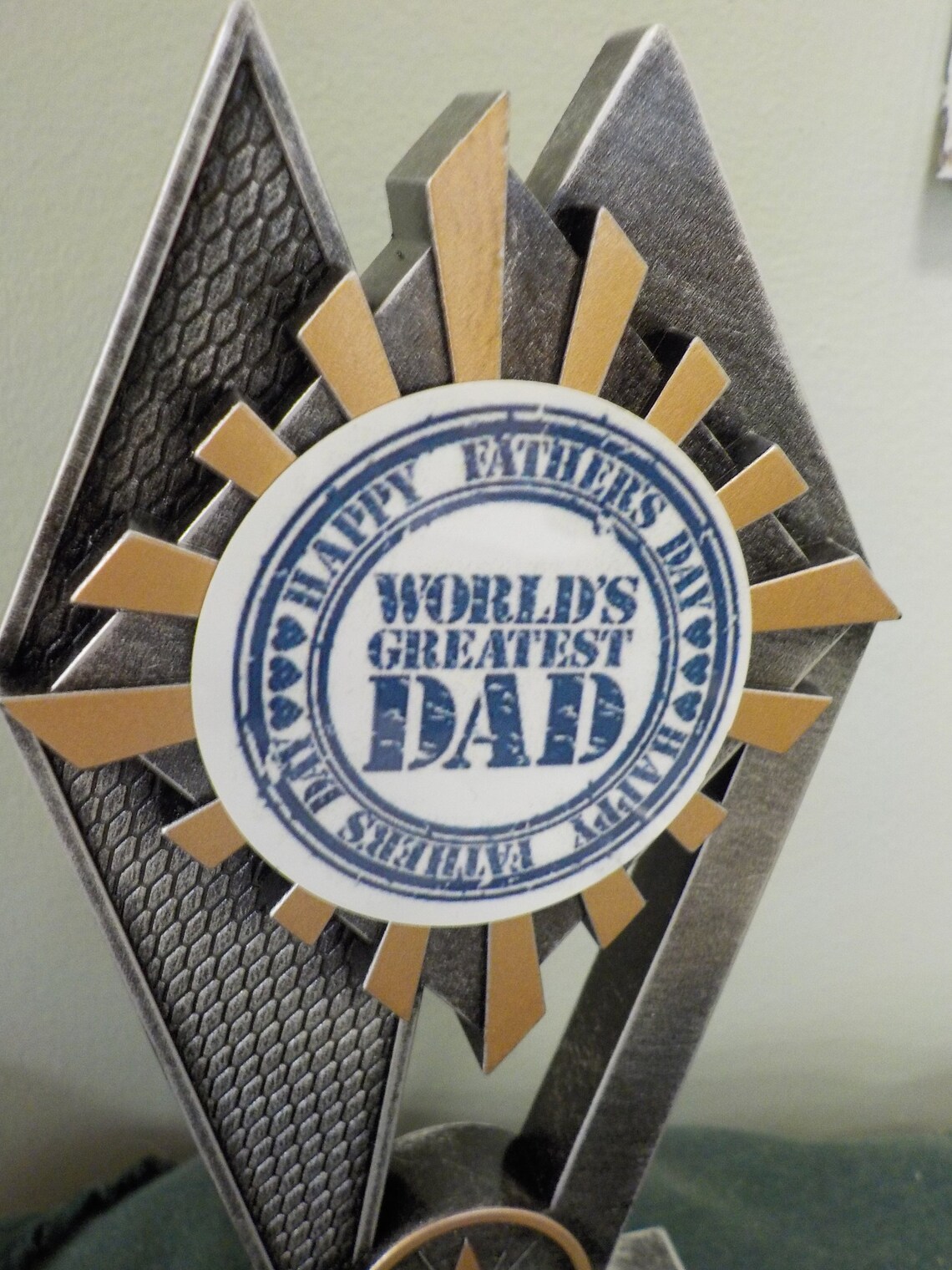 Customized Father's Day Trophy Best Dad Daddy Ever - Etsy