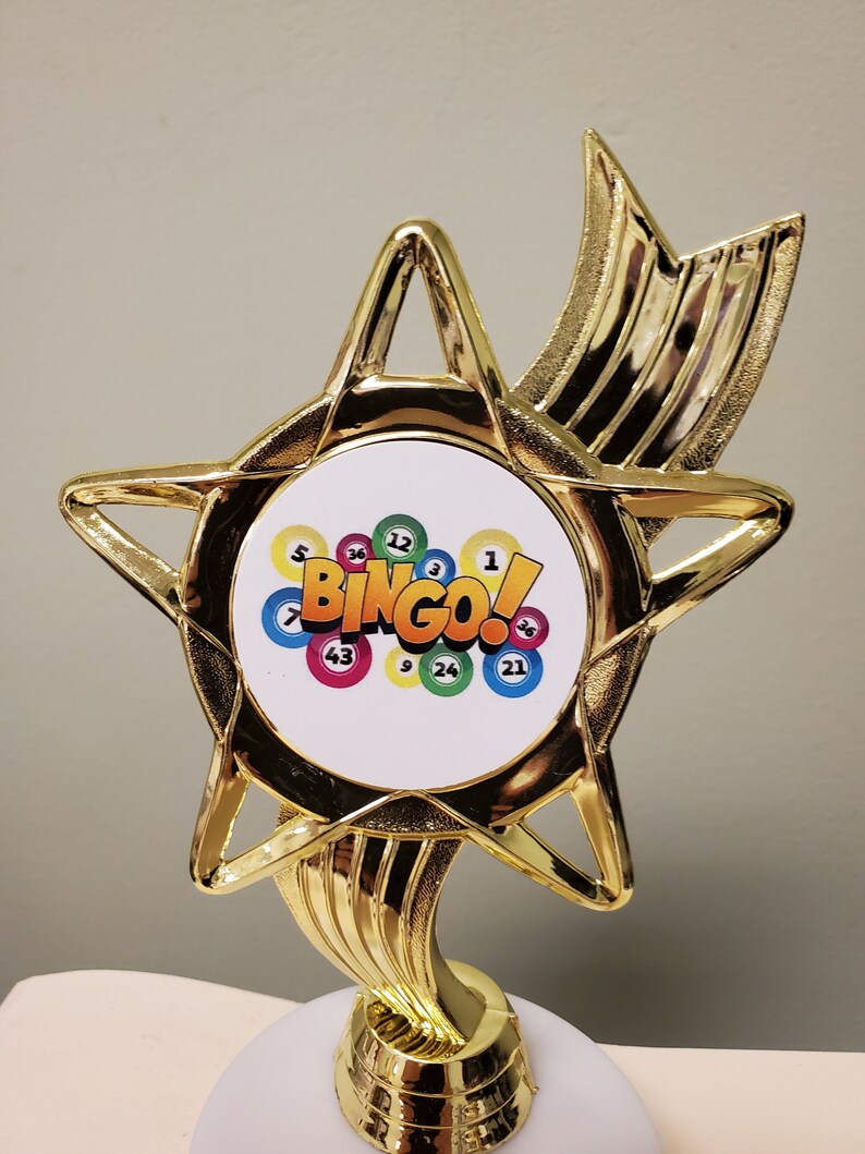 Trophy for Your BINGO Game Winner 1st Place About 7 - Etsy