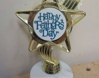 Customized Father's Day Trophy Best Dad Daddy Ever | Etsy