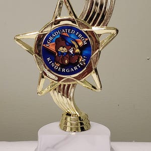 Customized Kindergarten Graduation Trophy, Graduate Award, With ...