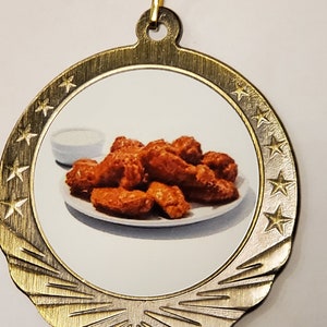 Chicken Wing Eating Contest Medallion or Medal, Winner, 1st Place ...