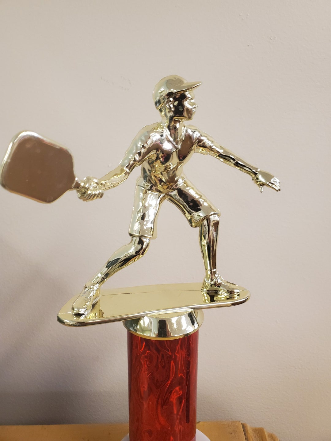 Pickleball Trophy Winner, 1st Place, About 10.5" Tall, Male or Female ...