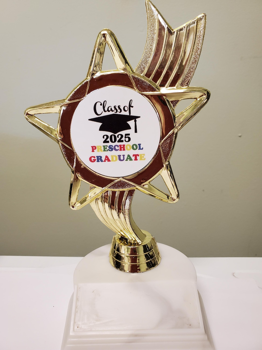 Class of 2025 Preschool Graduation, Graduate Trophy, About 7" Tall ...
