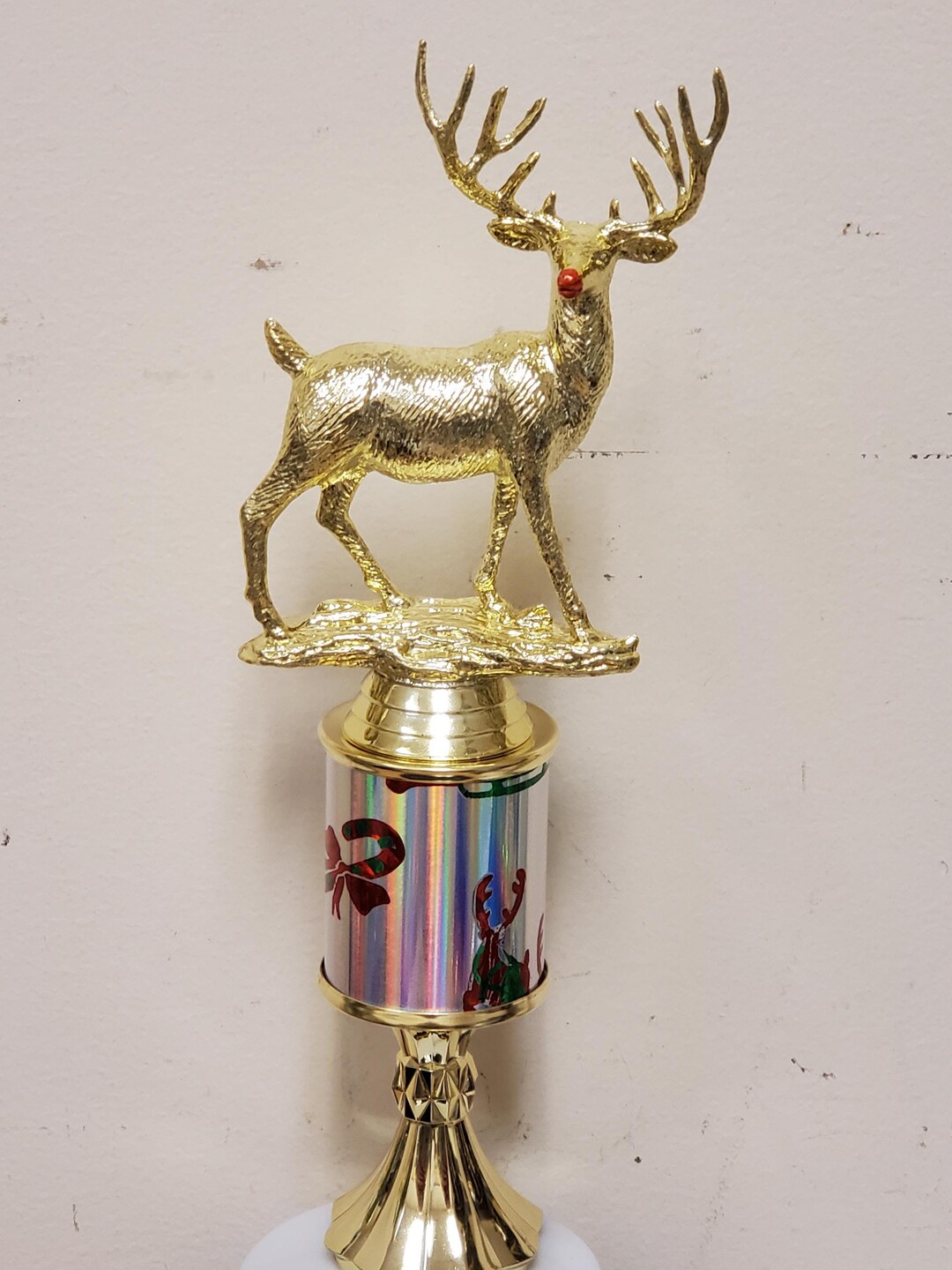 Christmas Trophy, Rudolph the Red Nosed Reindeer, Festivus, Engraved ...
