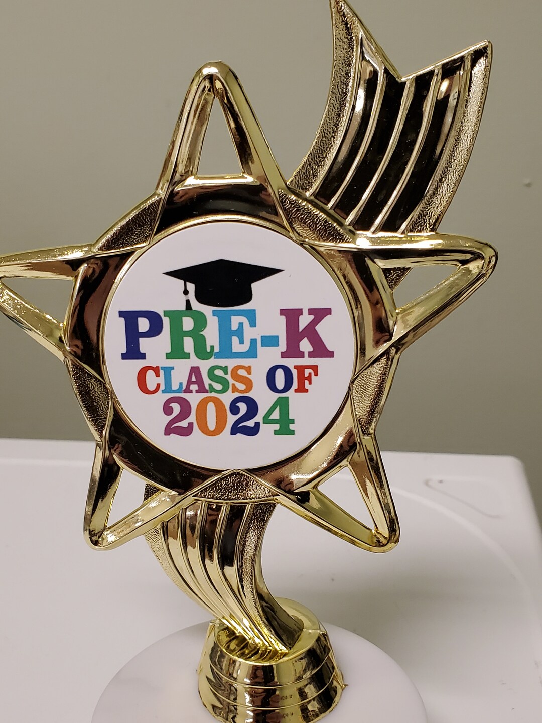 Class of 2024 or 2025, Pre-k Graduate , Graduation Trophy, Graduate ...