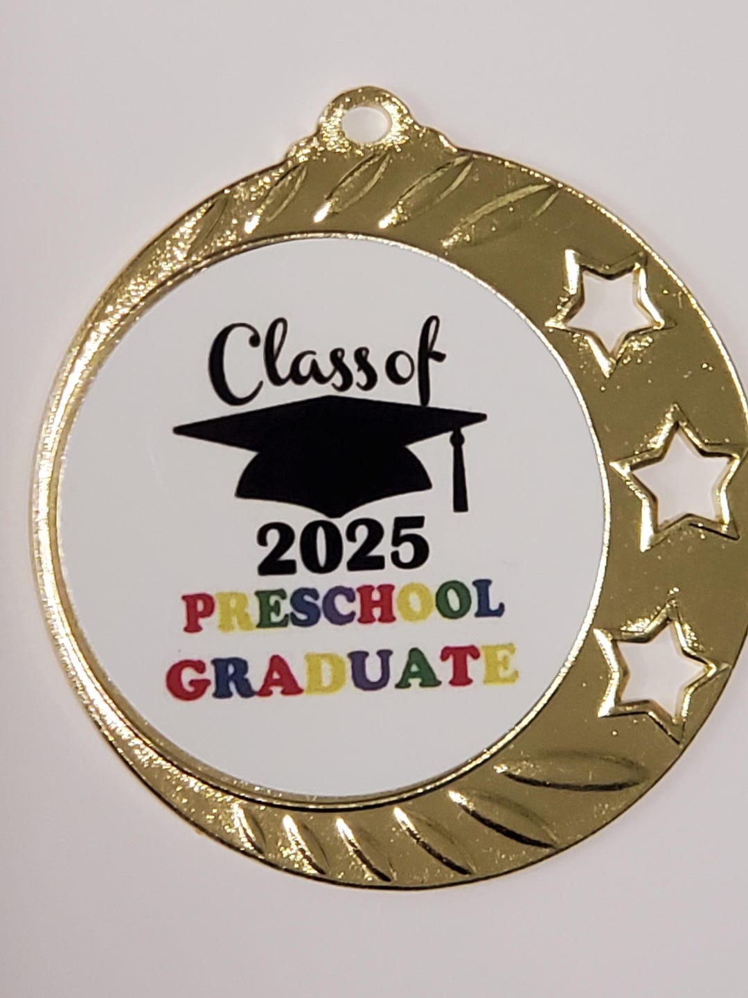 Graduación preescolar 2025, medalla de graduado, con cinta para el ...