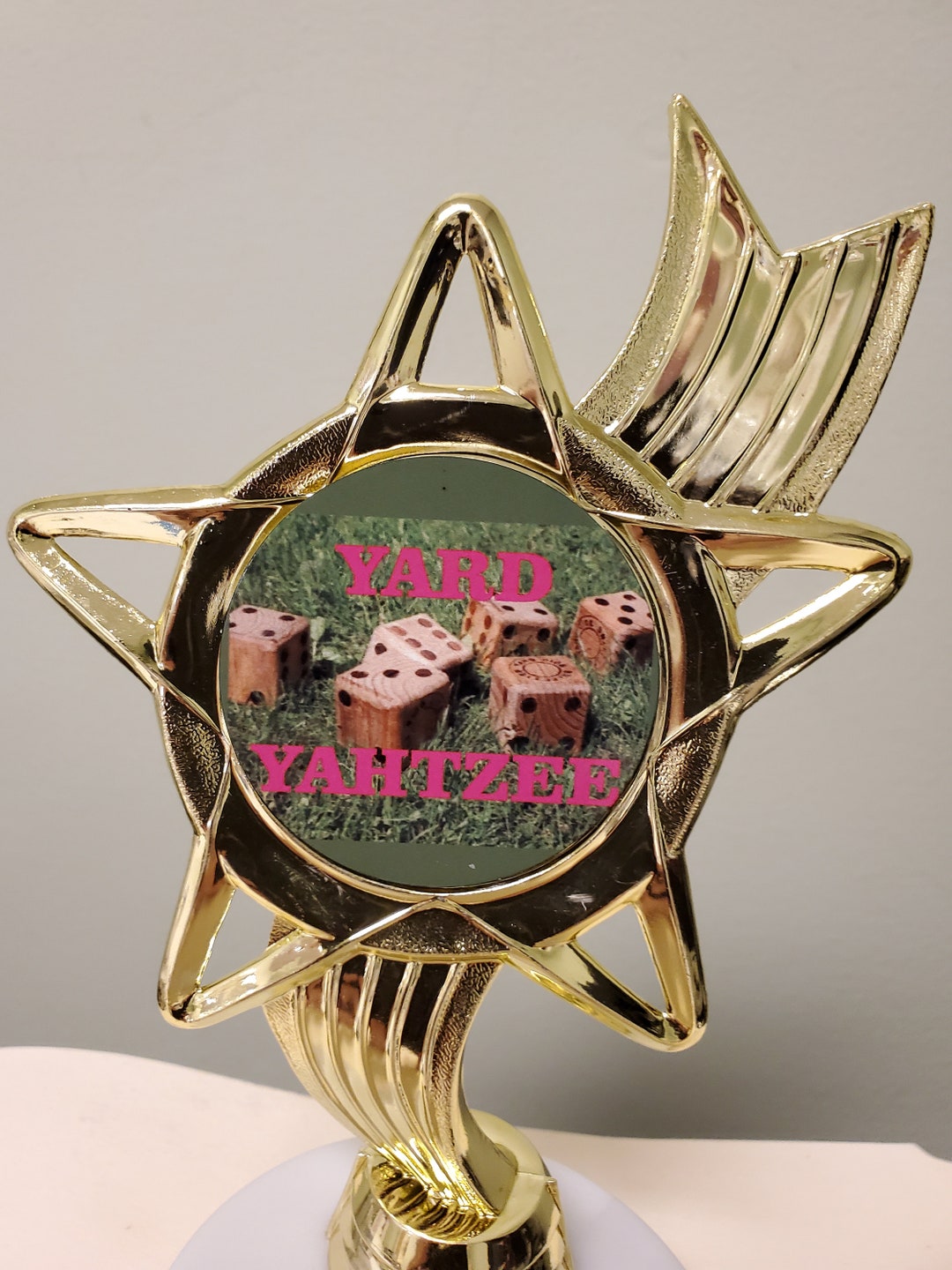 Yard Yahtzee Outdoor Trophy Champion Winner 1st Place About - Etsy