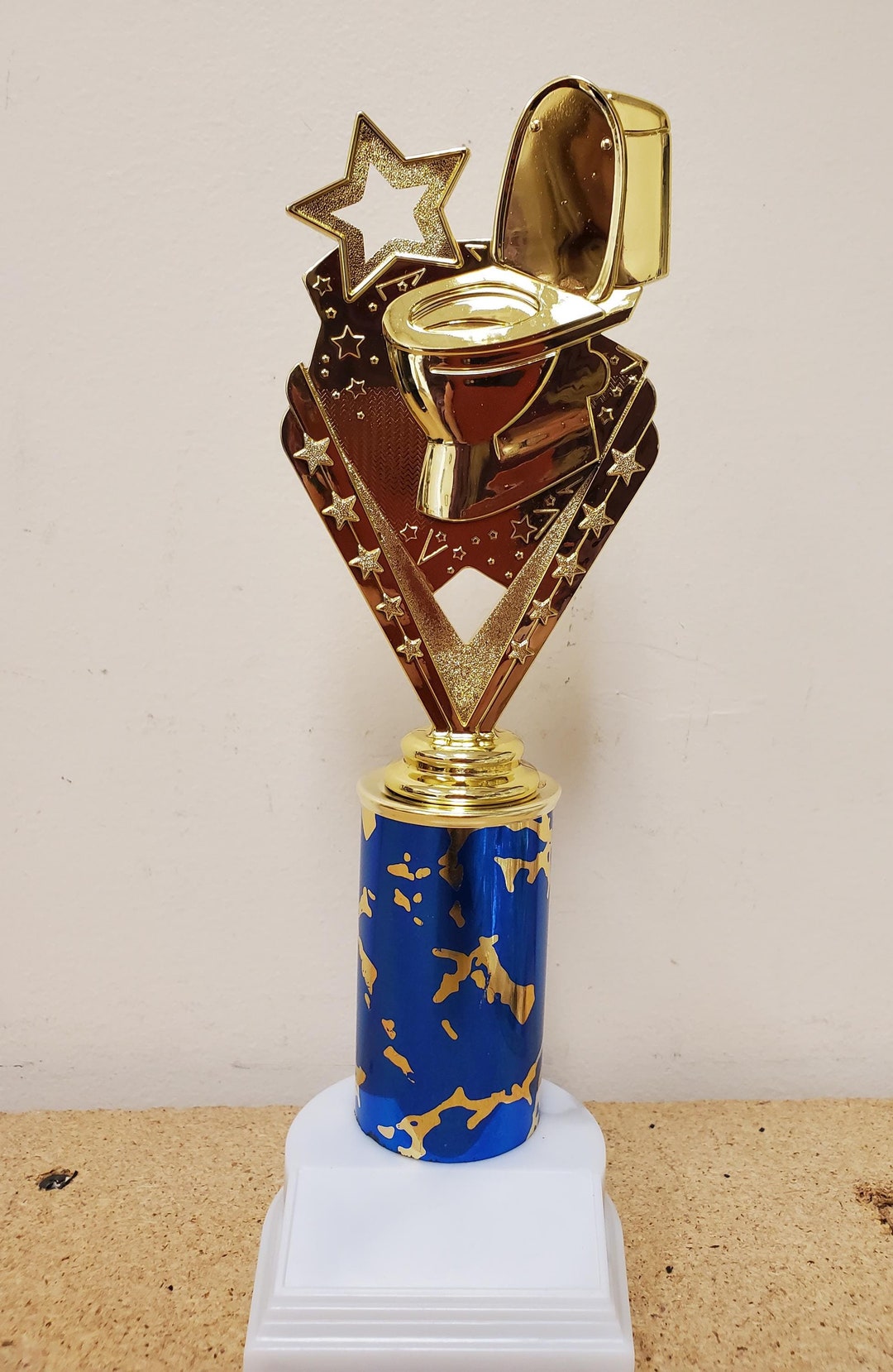 Toilet Trophy or Award, Last Place, Loser, Worst Job, Crappiest ...