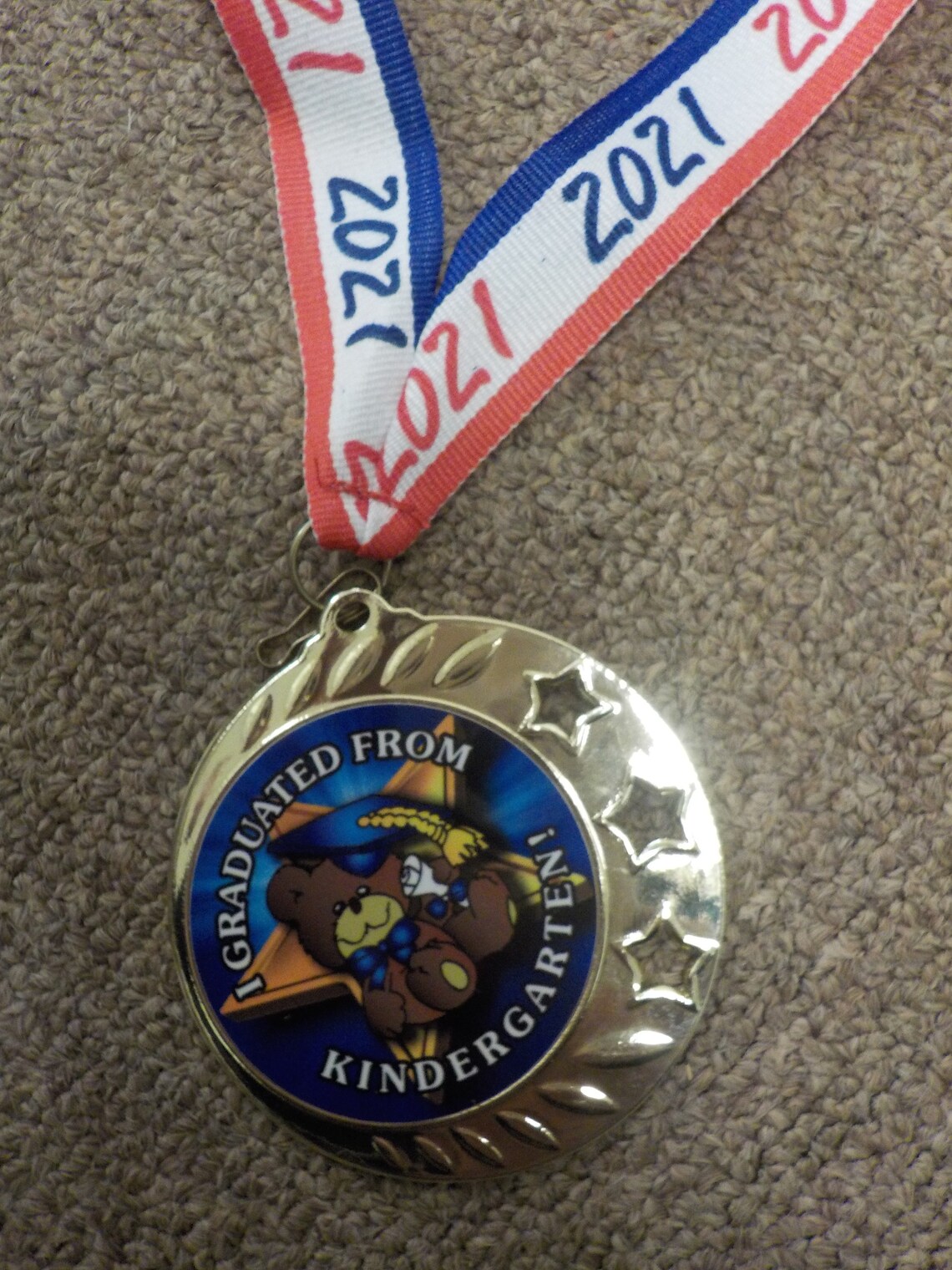 Kindergarten Graduation graduate medal with neck ribbon 2 | Etsy