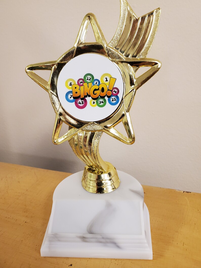 Trophy for Your BINGO Game Winner 1st Place About 7 - Etsy