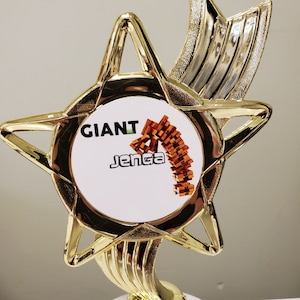 Jenga or Giant Jenga, Outdoor, Trophy Champion Winner 1st Place, About ...