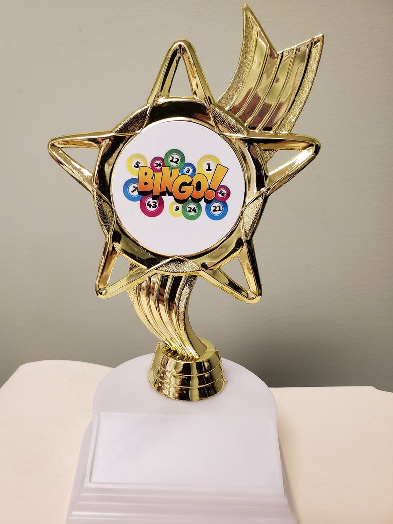 Trophy for Your BINGO Game Winner 1st Place About 7 - Etsy