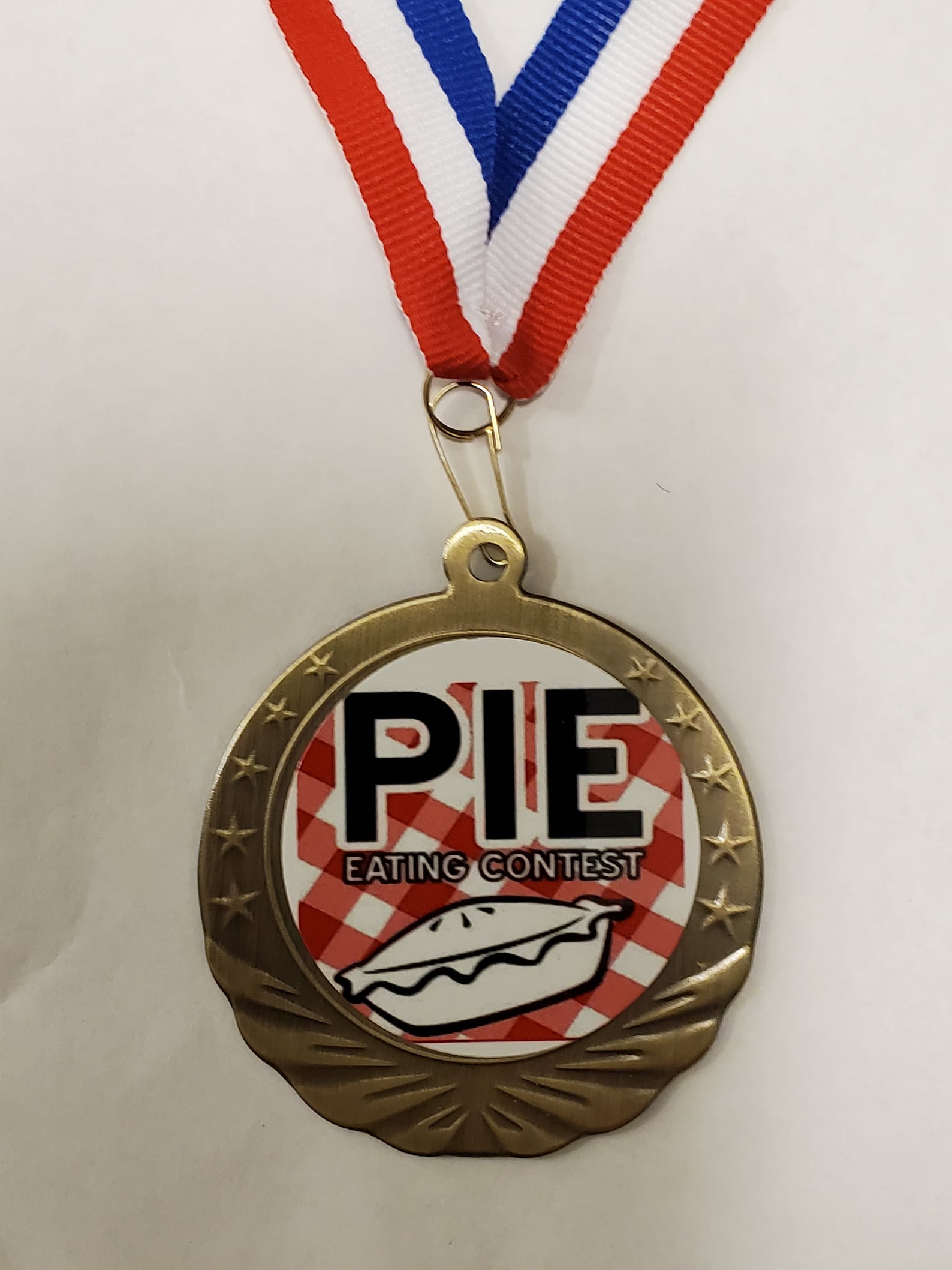 PIE Eating Contest Medallion or Medal, Winner, 1st Place, State Fair, 2 ...