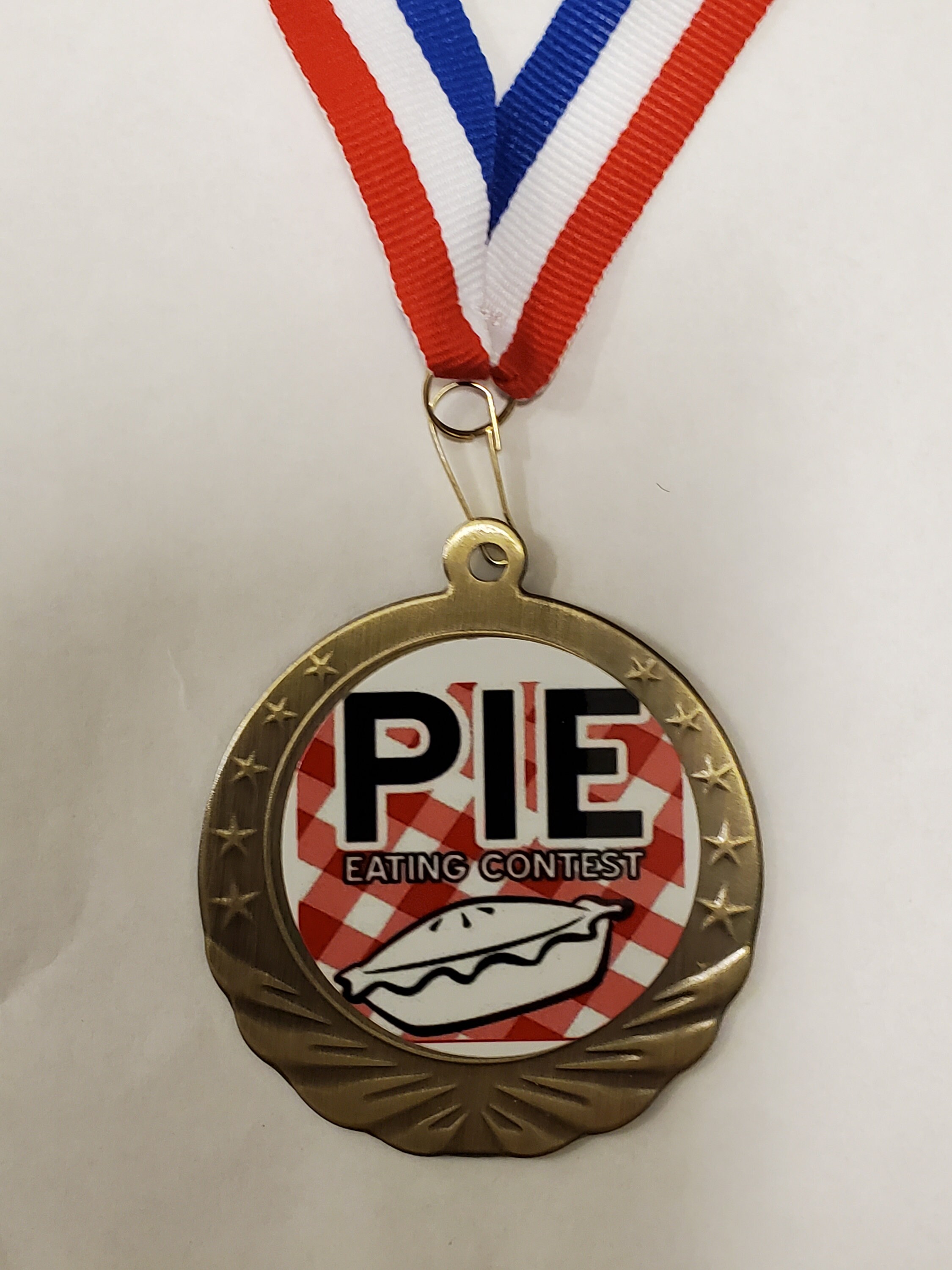 PIE Eating Contest Medallion or Medal, Winner, 1st Place, State Fair, 2 ...