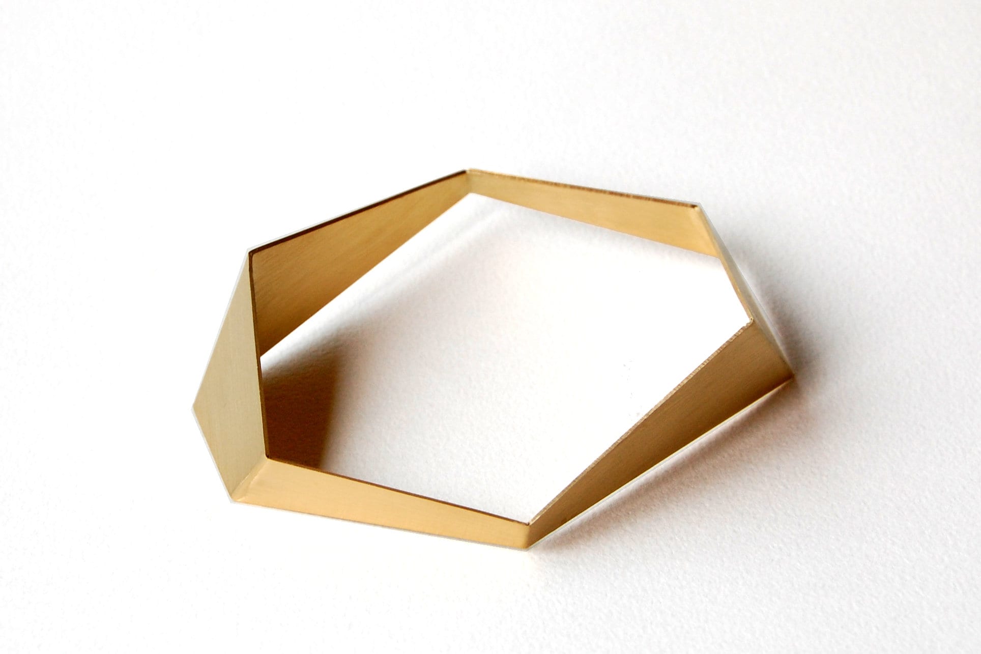 Geometric Gold Bracelet Geometric Bangle Bracelet Gold - Etsy