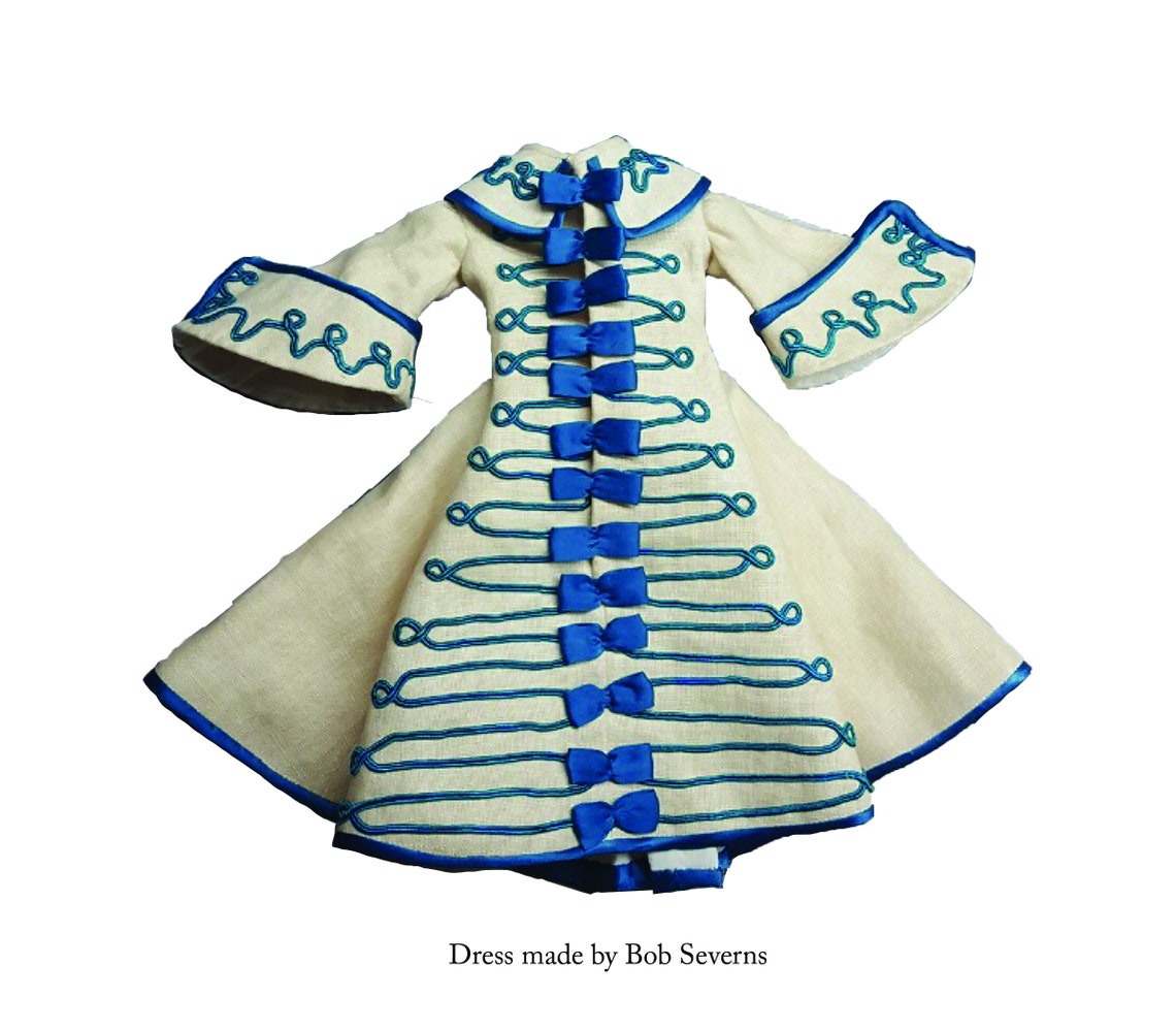 1860s Soutache Coat Dress Doll Clothes Pattern Fits 15" or 18" Resin ...