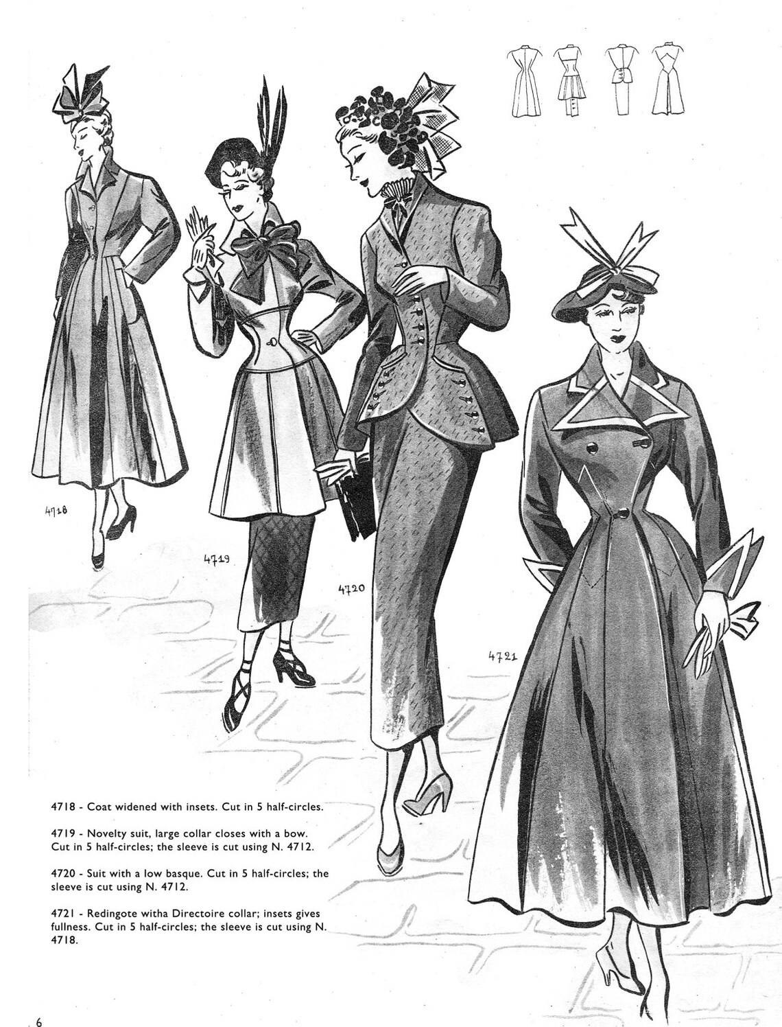 1949 Spring Issue French Fashion Pattern Book Eclair Coupe Paris - Etsy