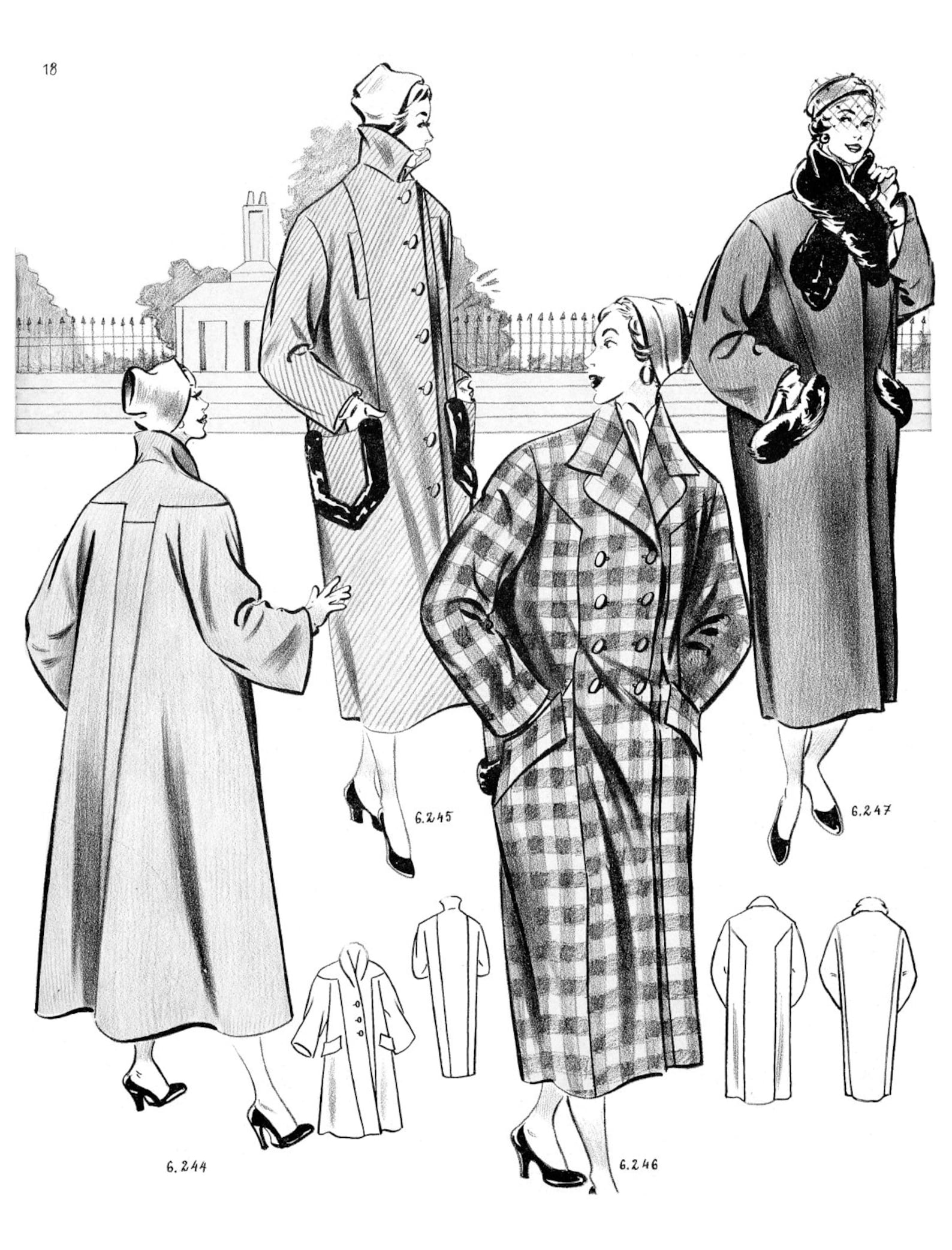 1953 Fall Issue French Fashion Pattern Book Eclair Coupe Paris - Etsy