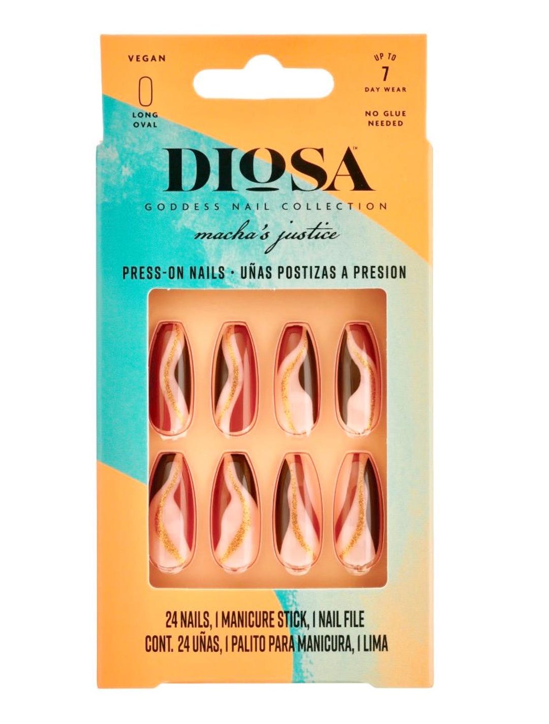 Set of 2 Identical Diosa Machas Justice Press on Nails - Etsy