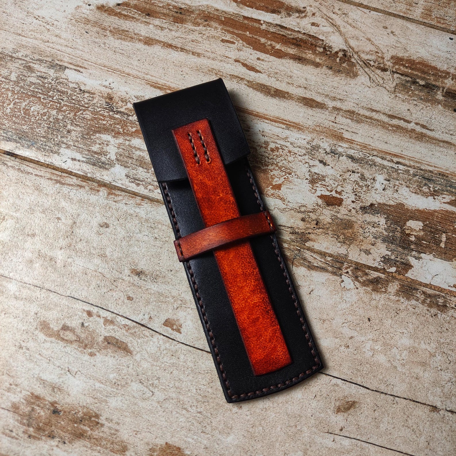 DIY Leather Fountain Pen Case Pattern – PDF Template for Handmade Pen ...