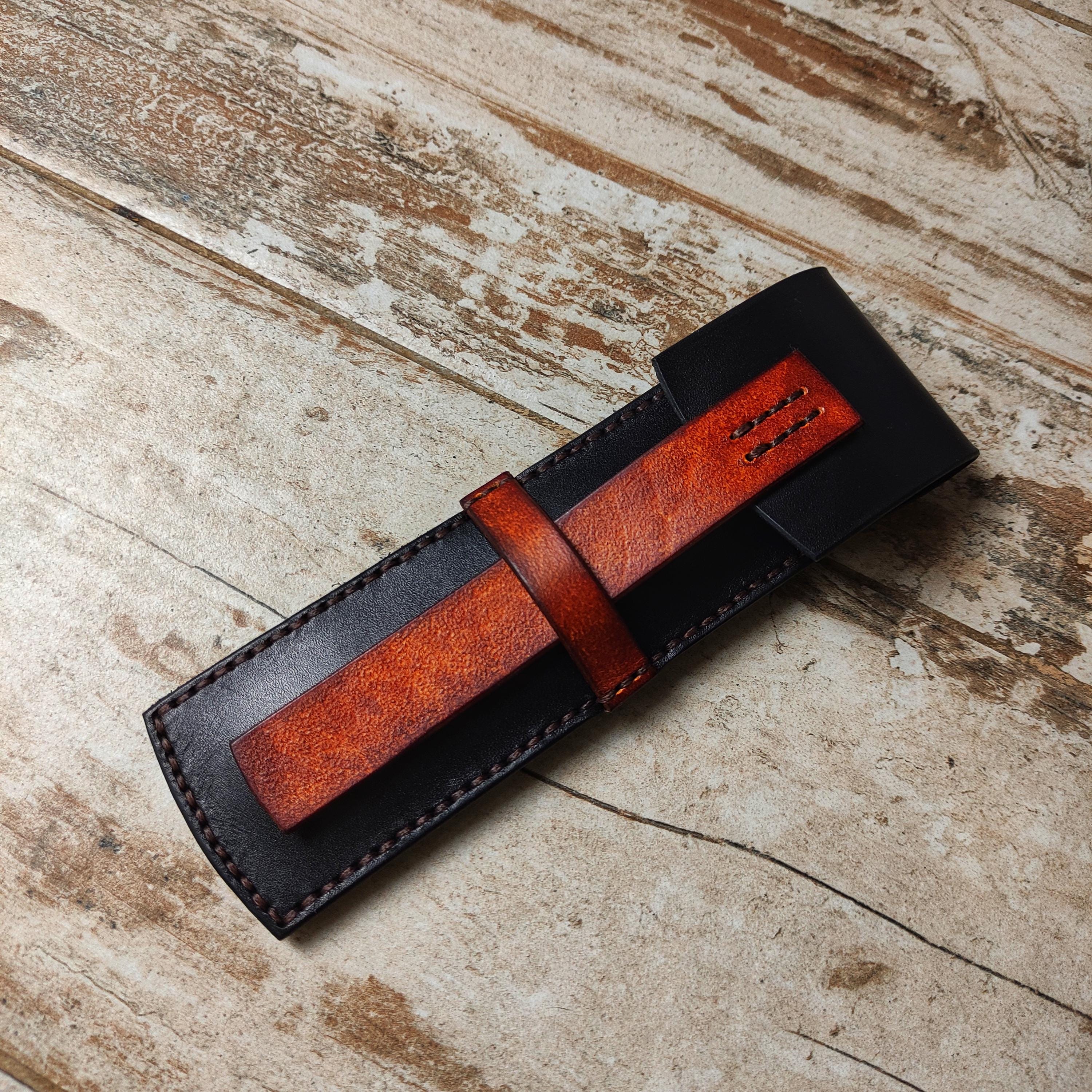 DIY Leather Fountain Pen Case Pattern – PDF Template for Handmade Pen ...