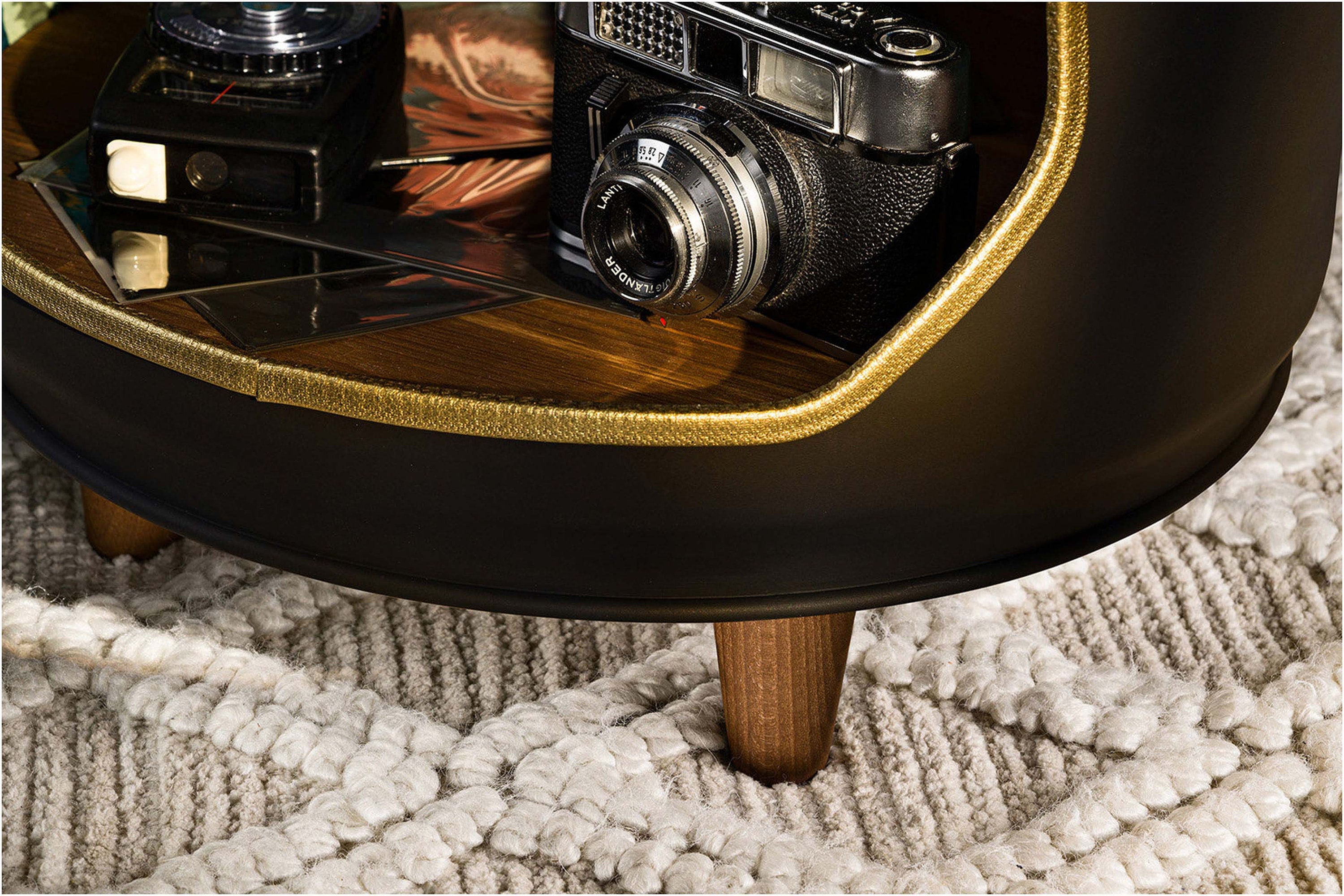 Bedside Table Bar Minibar Shelf Side Table Made From a - Etsy