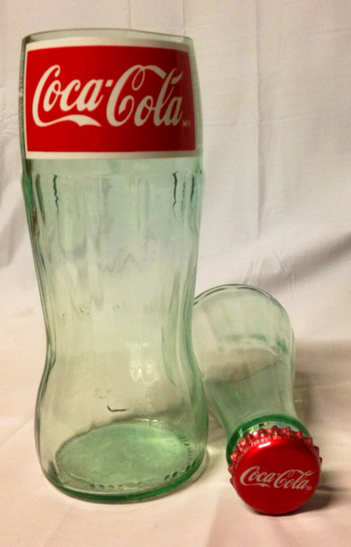 Coca-cola Soda Pop Bottle Shot Glass Chaser Set - Etsy