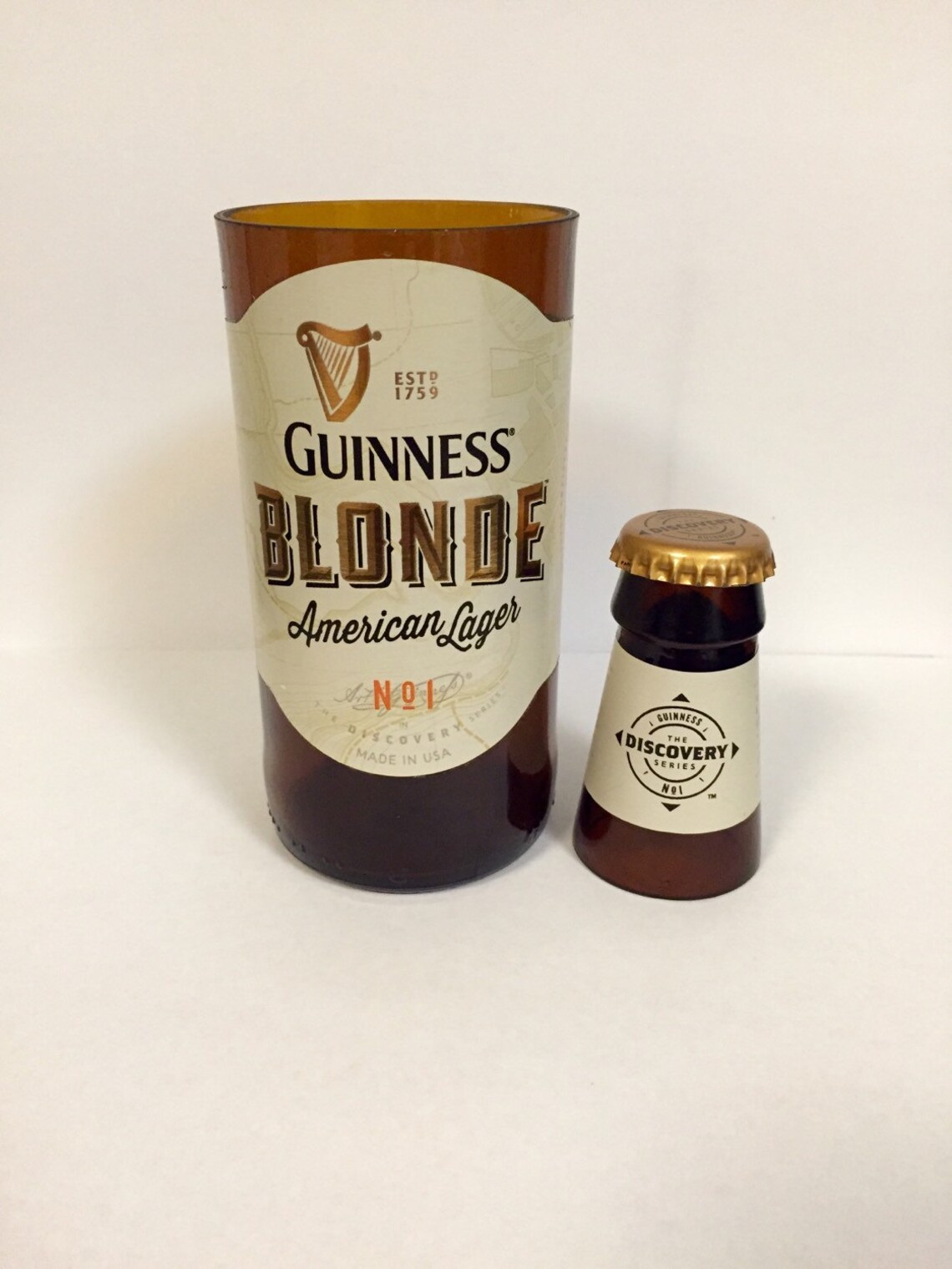 Guinness Blonde Beer Bottle Shot Glass Chaser Set - Etsy