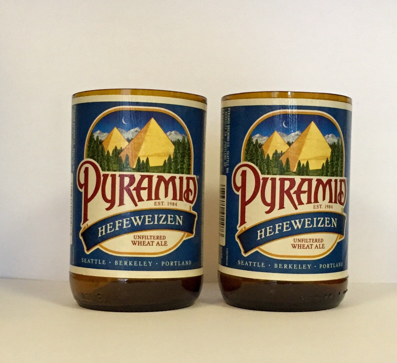Beer Bottle Glasses Pyramid Hefeweizen - Etsy