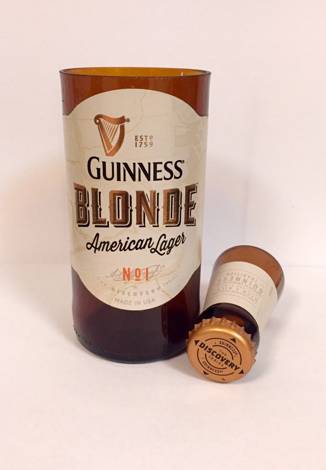 Guinness Blonde Beer Bottle Shot Glass Chaser Set - Etsy