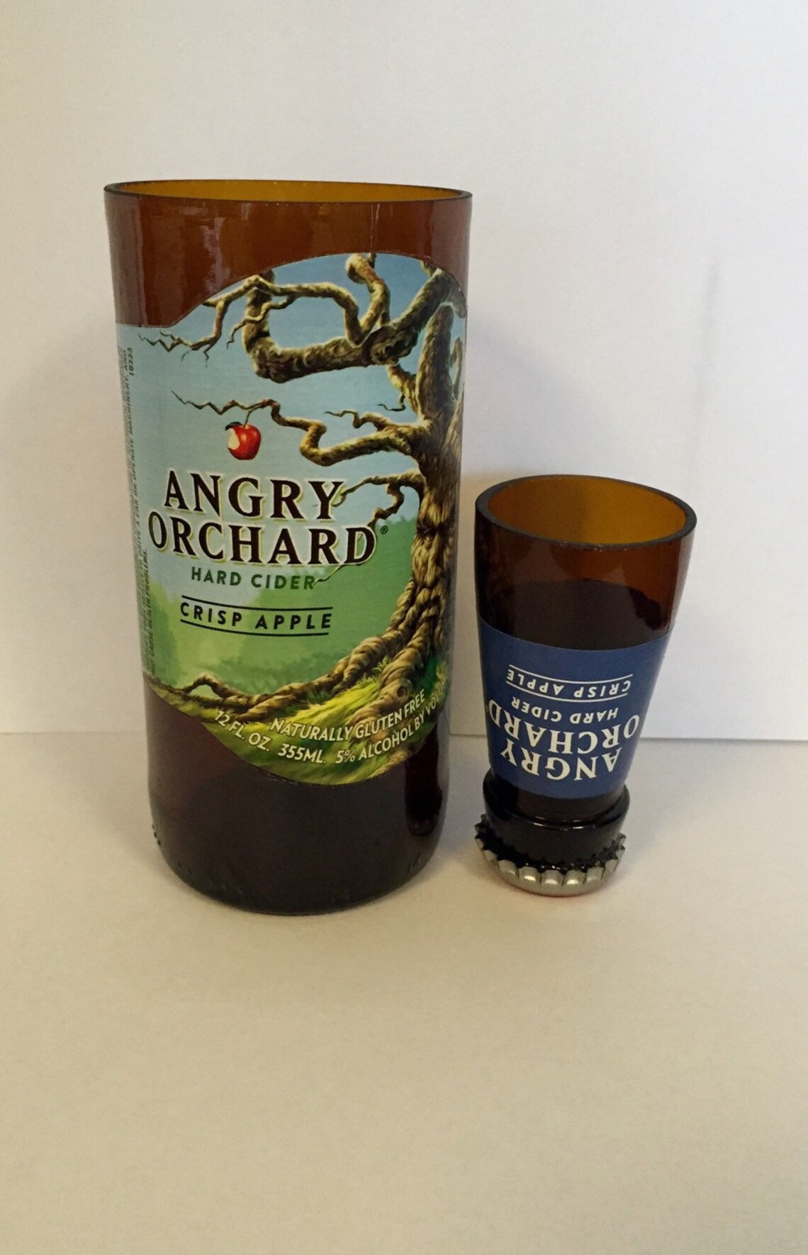 Angry Orchard Beer Bottle Shot Glass Chaser Set Boyfriend | Etsy
