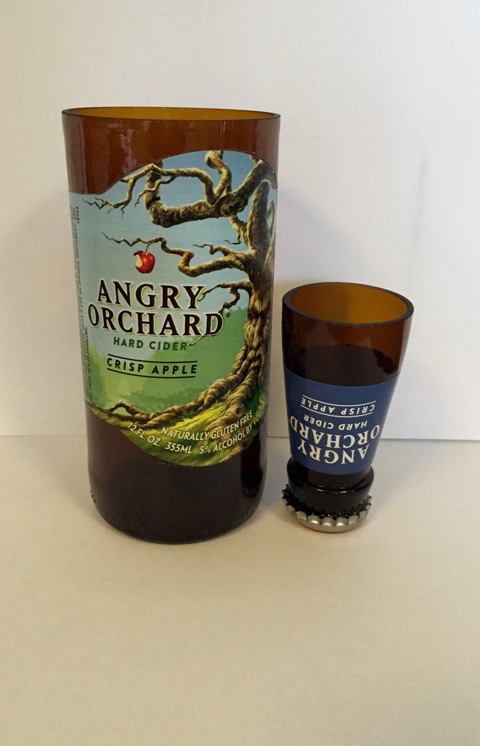 Angry Orchard Beer Bottle Shot Glass Chaser Set Boyfriend - Etsy
