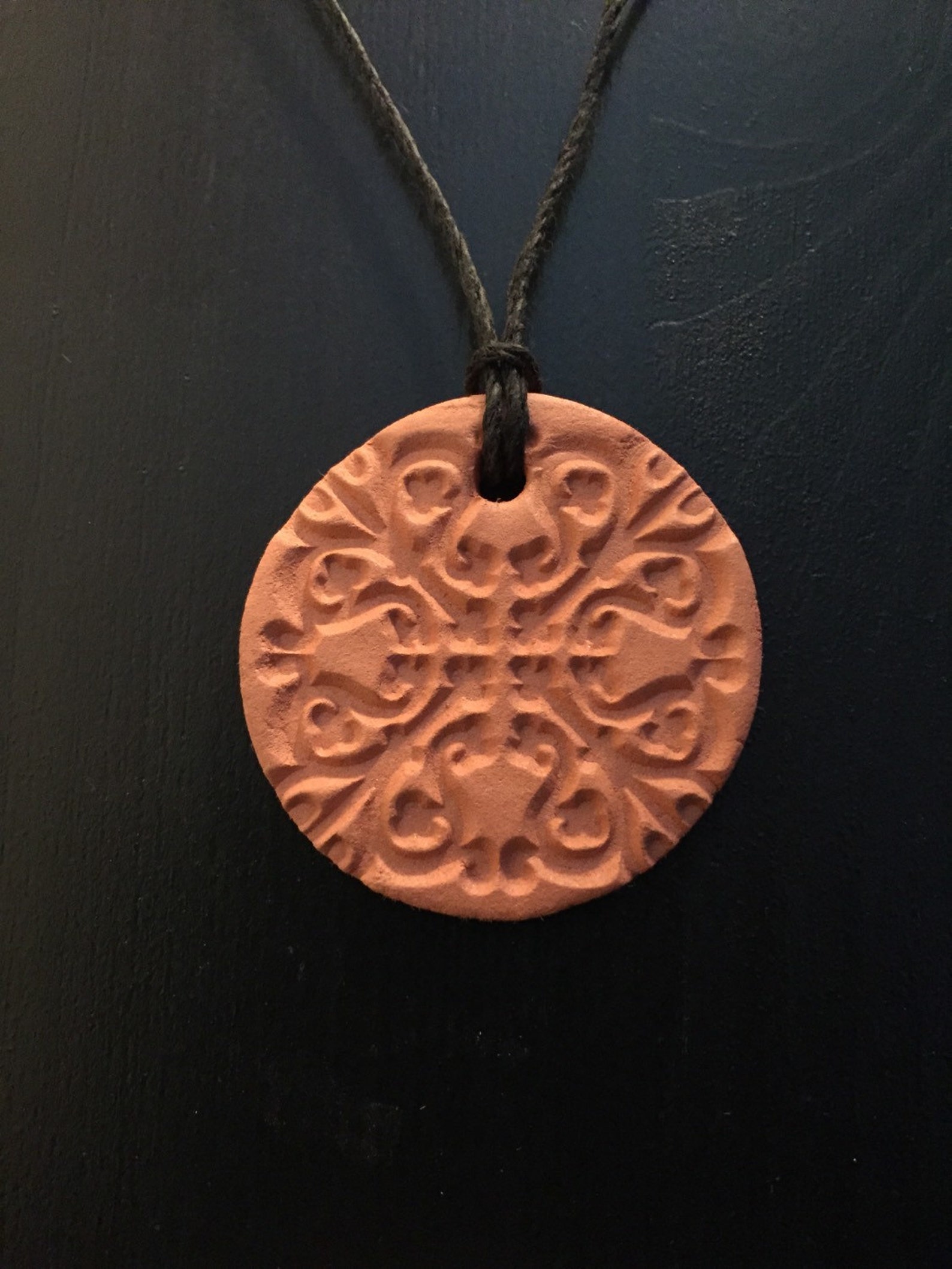 Clay Diffuser Necklace Aromatherapy Essential Oils - Etsy