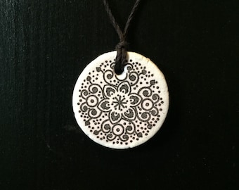 Diffuser Necklace Clay Aromatherapy Essential Oils Pendant - Etsy