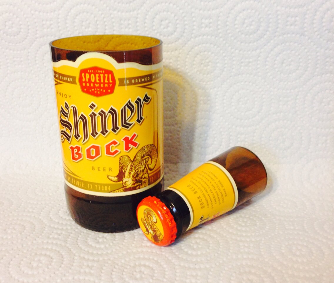Shiner Bock Shot Glass Chaser Beer Bottle Set - Etsy