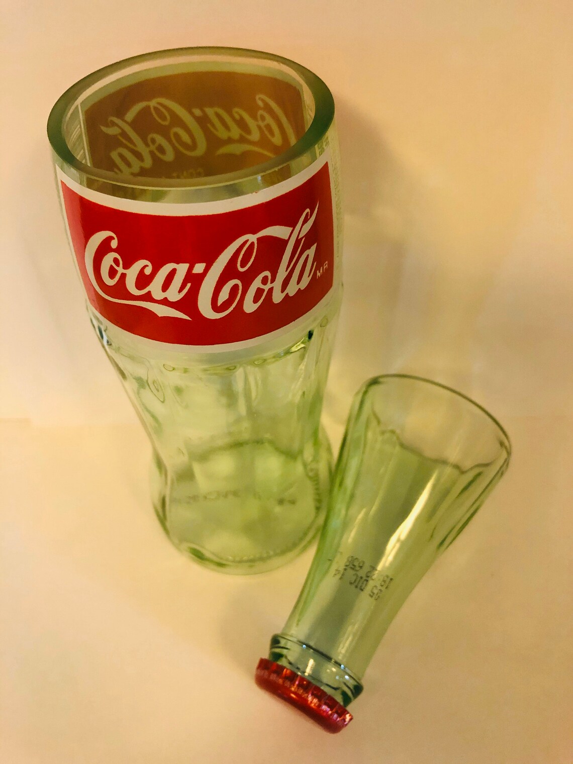 Coca-cola Soda Pop Bottle Shot Glass Chaser Set - Etsy