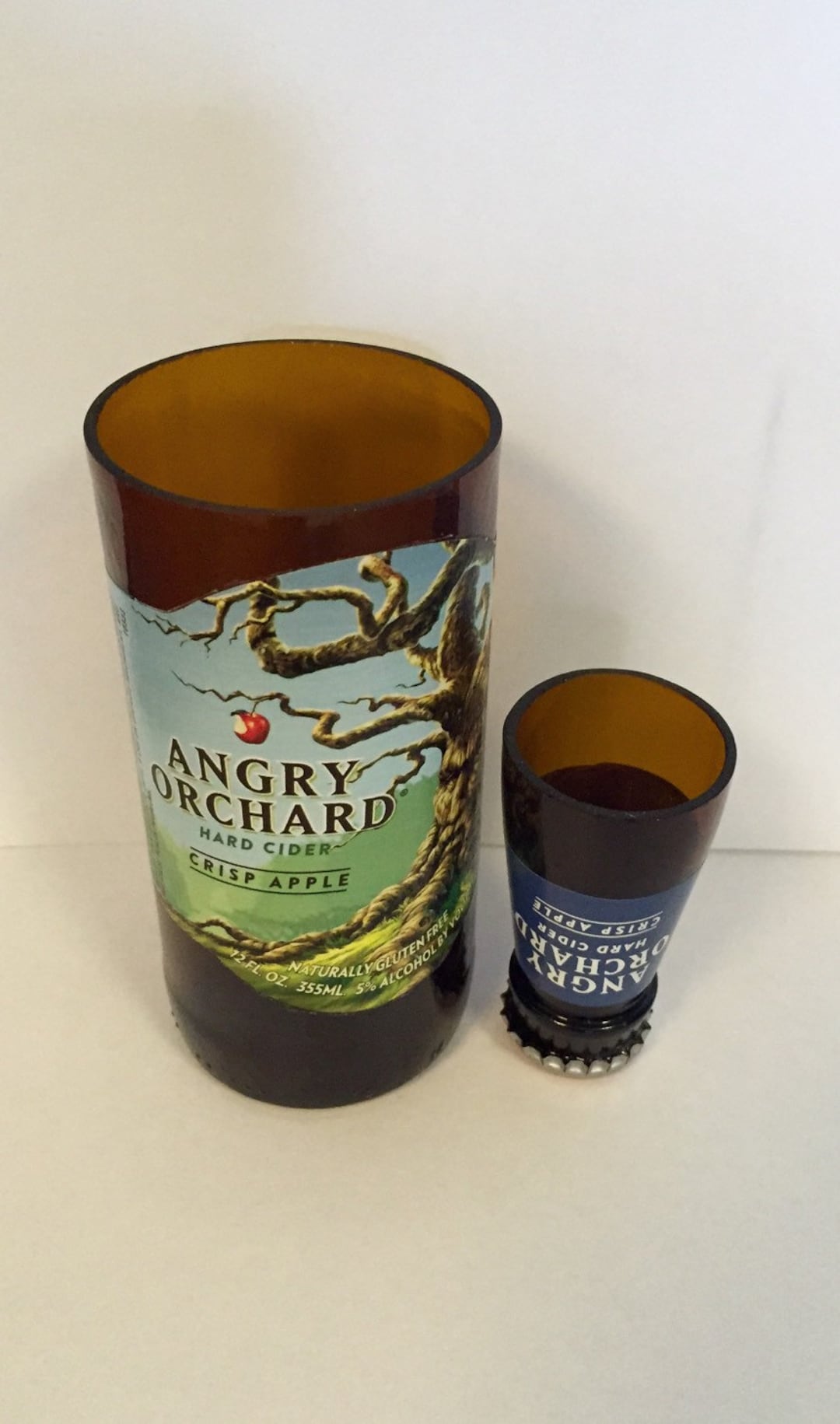 Angry Orchard Beer Bottle Shot Glass Chaser Set, Boyfriend Gift, Gift ...