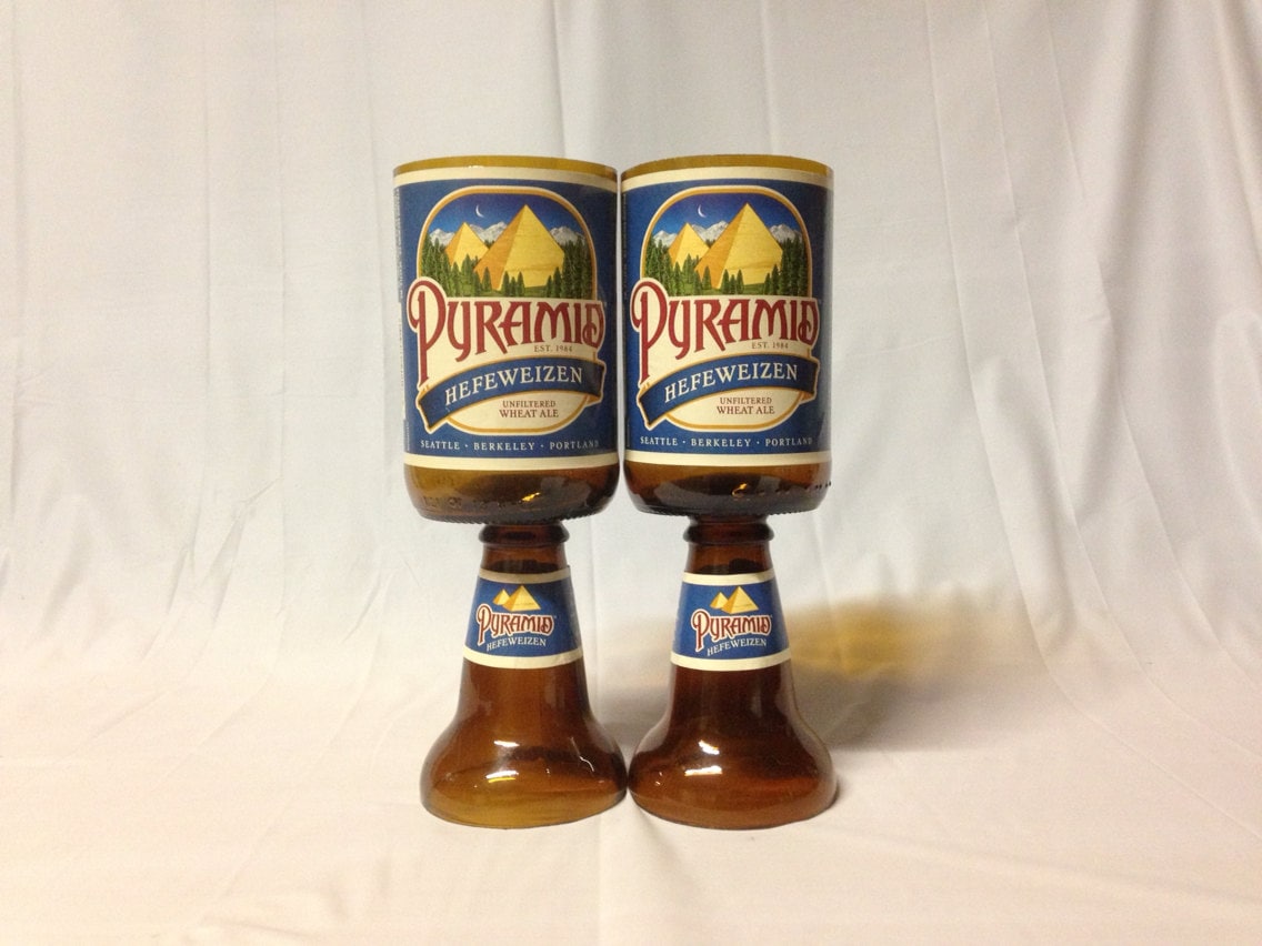 Wine Glasses Pyramid Hefeweizen Beer Bottle Beer Gifts | Etsy