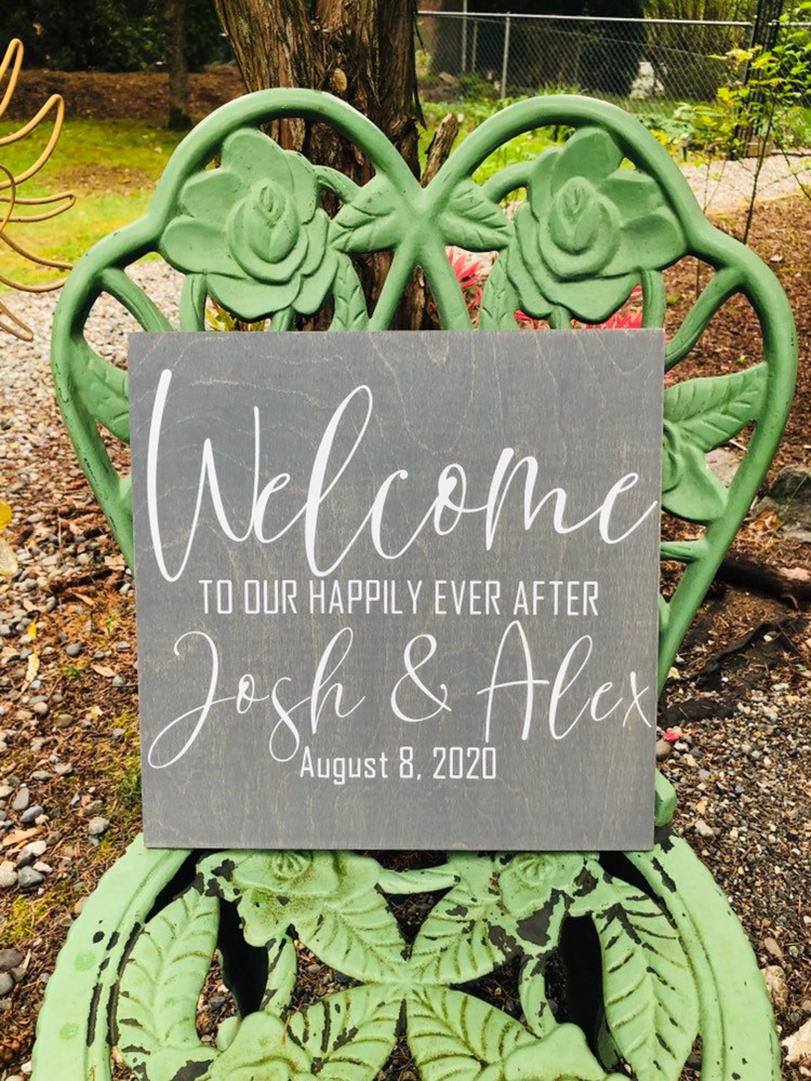Wedding Welcome Sign for Wedding Day - Etsy