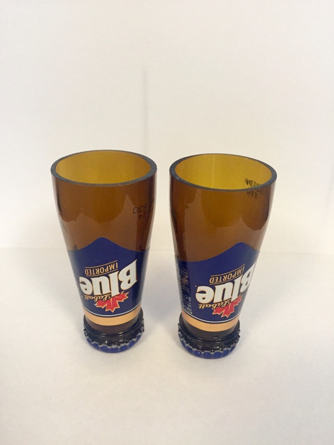 Beer Bottle Shot Glasses Labatt Blue - Etsy