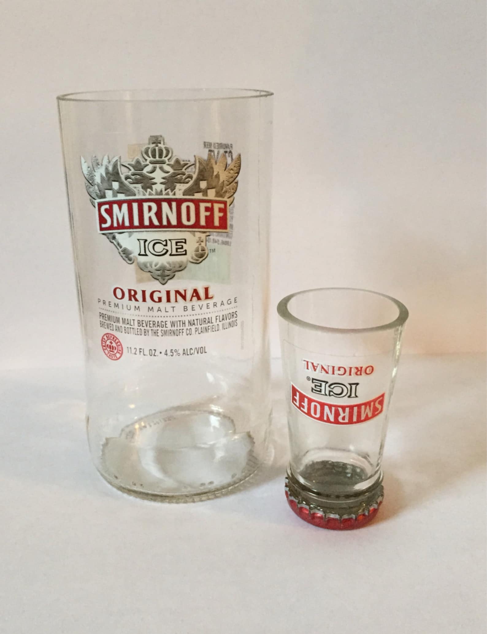Smirnoff Ice Bottle Shot Glass Chaser Set - Etsy