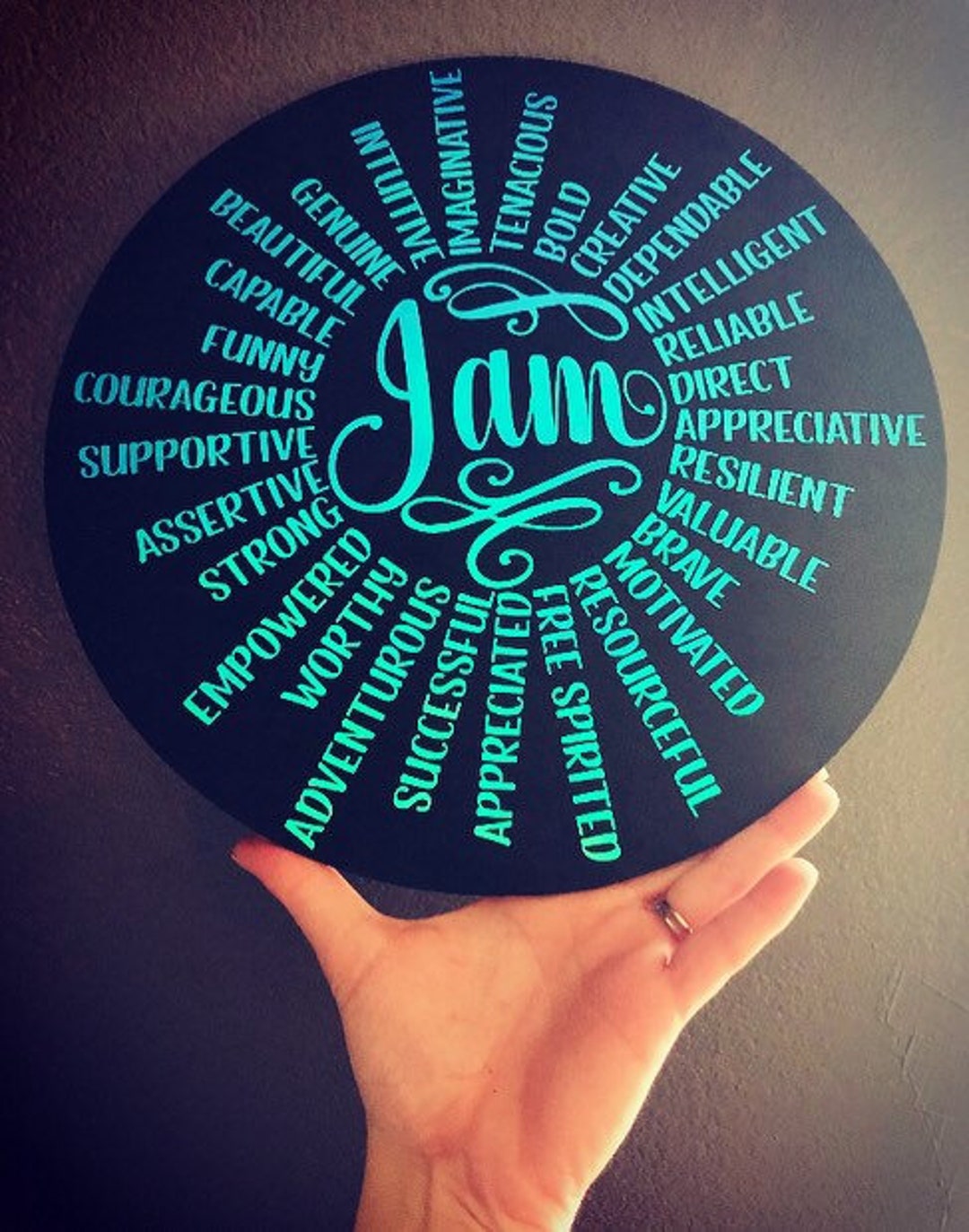 Affirmation Sign, Birthday Gift, Motivational Wood Signs, Inspirational ...