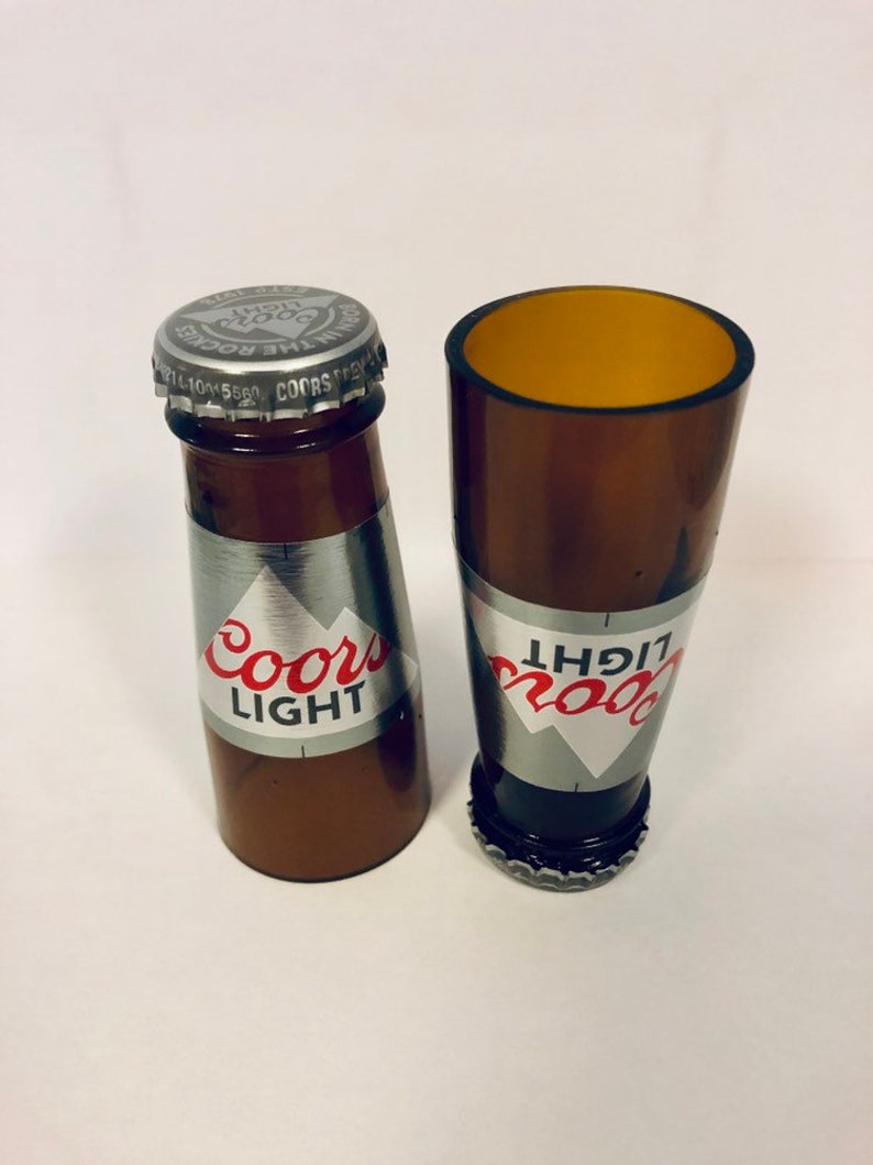Beer Bottle Shot Glasses, Coors Light, Boyfriend Gift, Man Cave Decor ...
