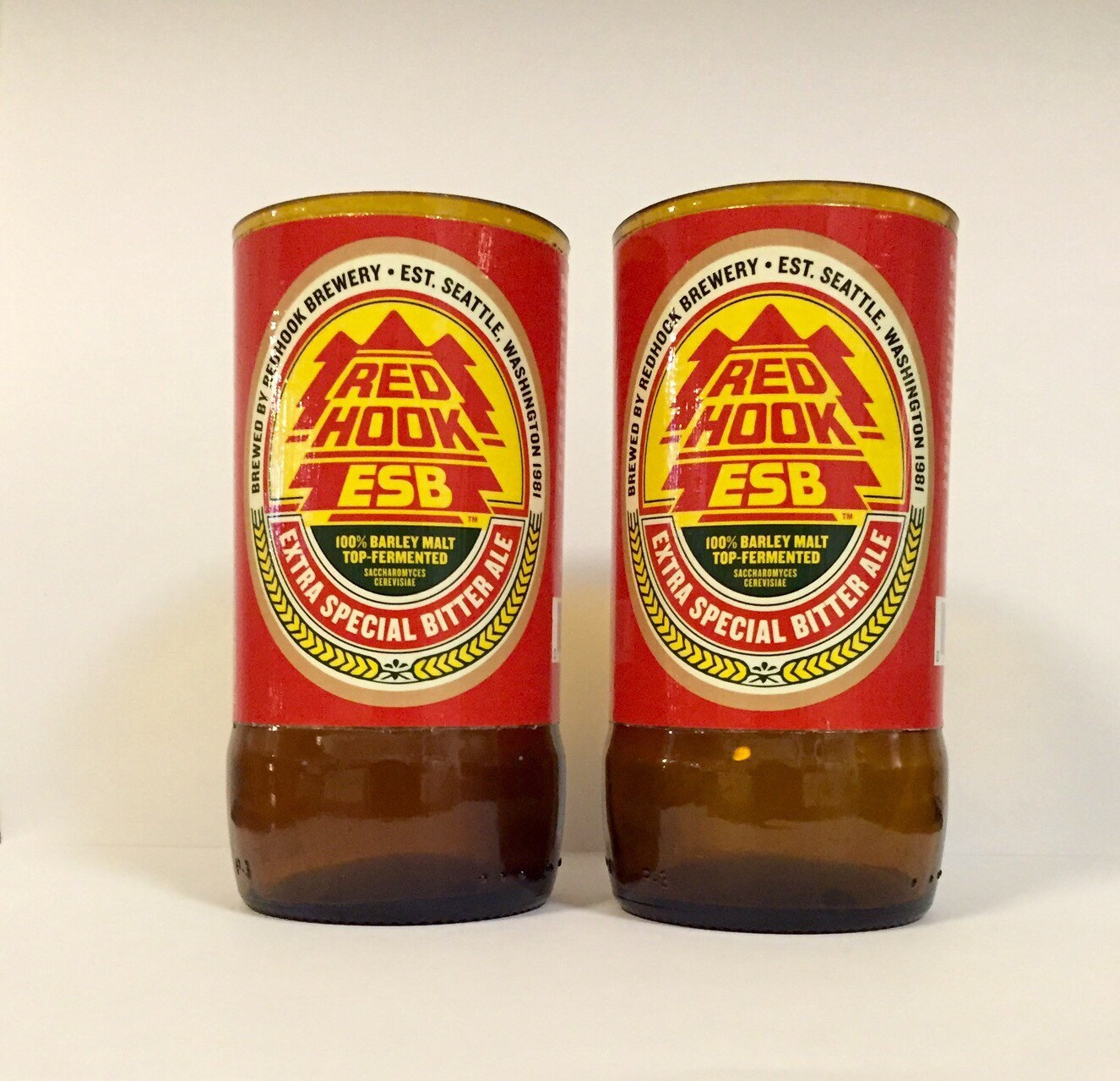 Red Hook Beer Bottle Drinking Glasses - Etsy