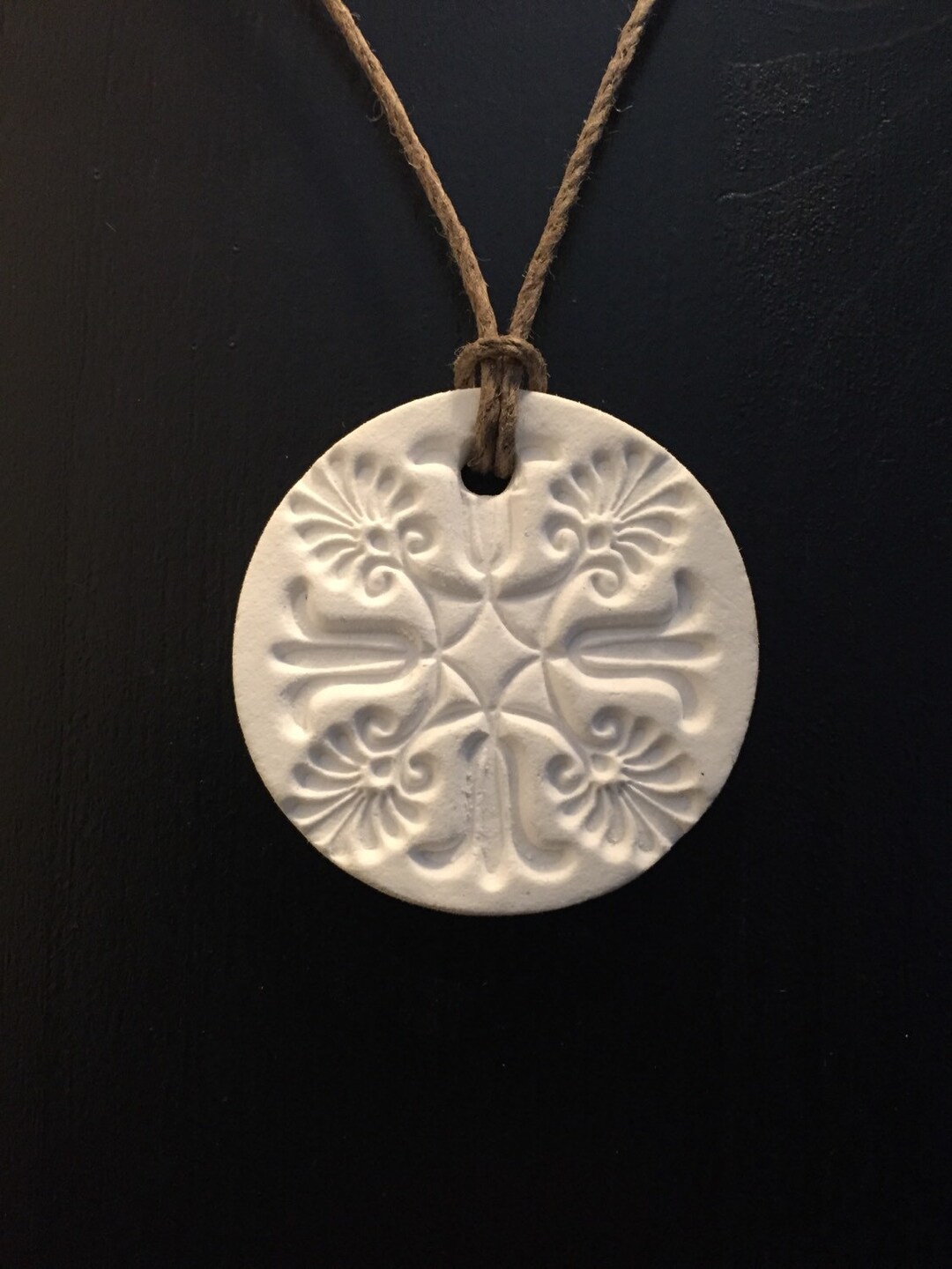 Clay Diffuser Pendant Aromatherapy Essential Oils - Etsy