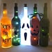Halloween Decor. Halloween Lights. Wine Bottle Lights. Lighted ...
