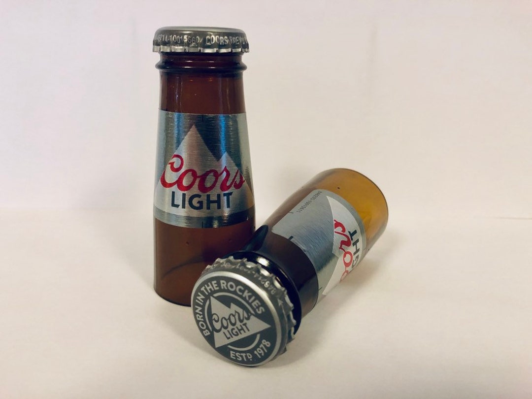 Beer Bottle Shot Glasses, Coors Light, Boyfriend Gift, Man Cave Decor ...
