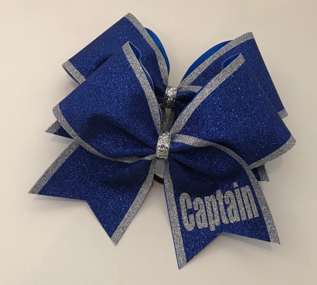 Cheer Bow Captain one Bow, ANY COLORS - Etsy