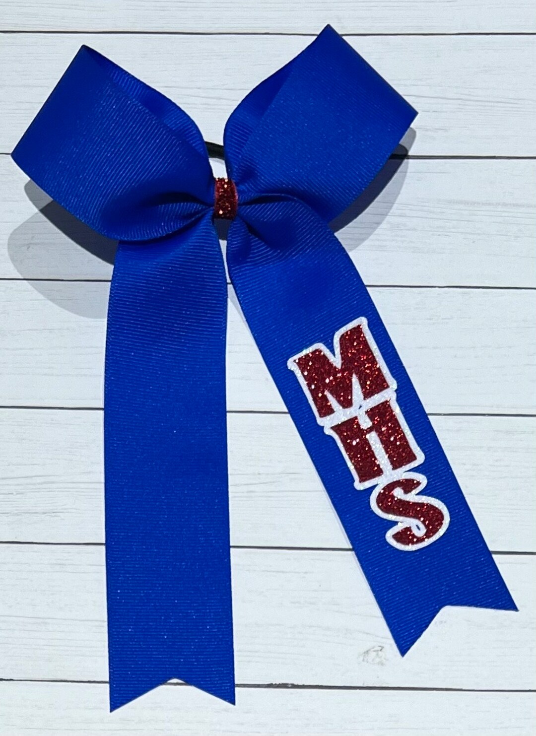 Collegiate Cheer Bow Ribbon Bow Long Tail Bow Narrow Bow College Bow - Etsy