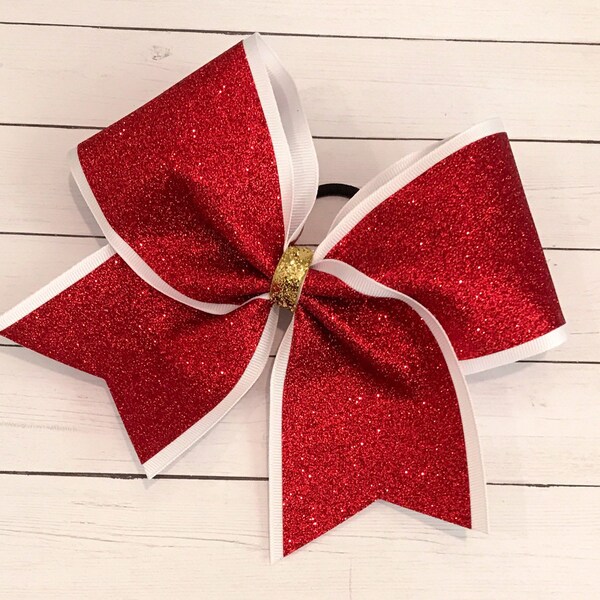 Red Cheer Bow - Etsy